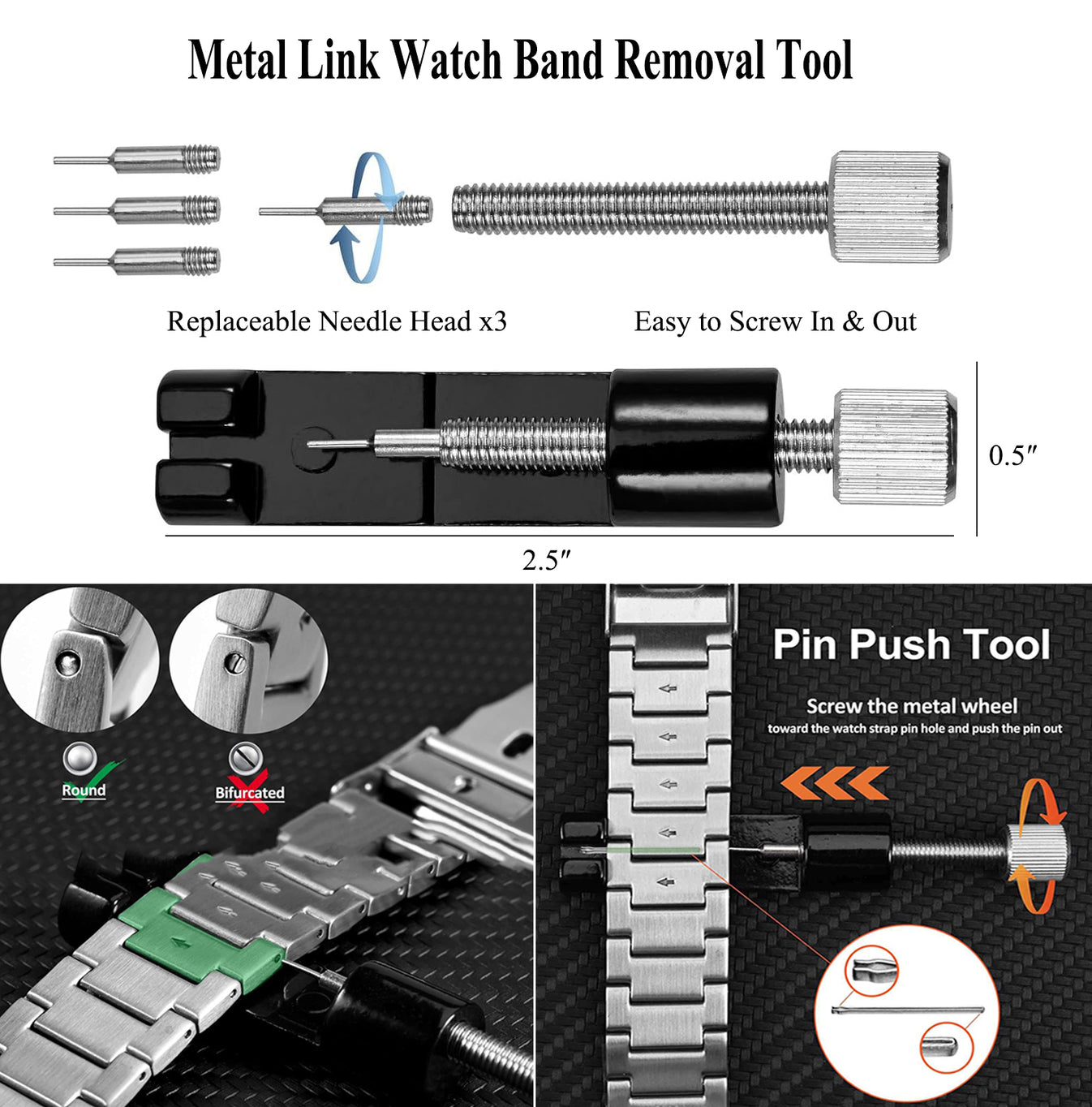 Watch Link Removal Tool, 51 in 1 Watch Band Remover Kit – TICFROGWATCHES